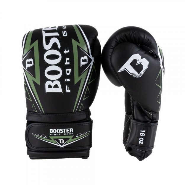 Booster Bokshandschoenen BG War Zwart/Army – Vechtsportgroothandel