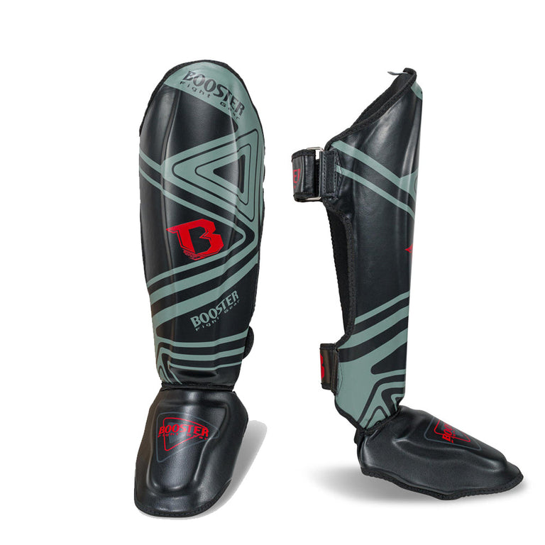 Booster Scheenbeschermer BSG V10 Zwart/Grijs – Vechtsportgroothandel